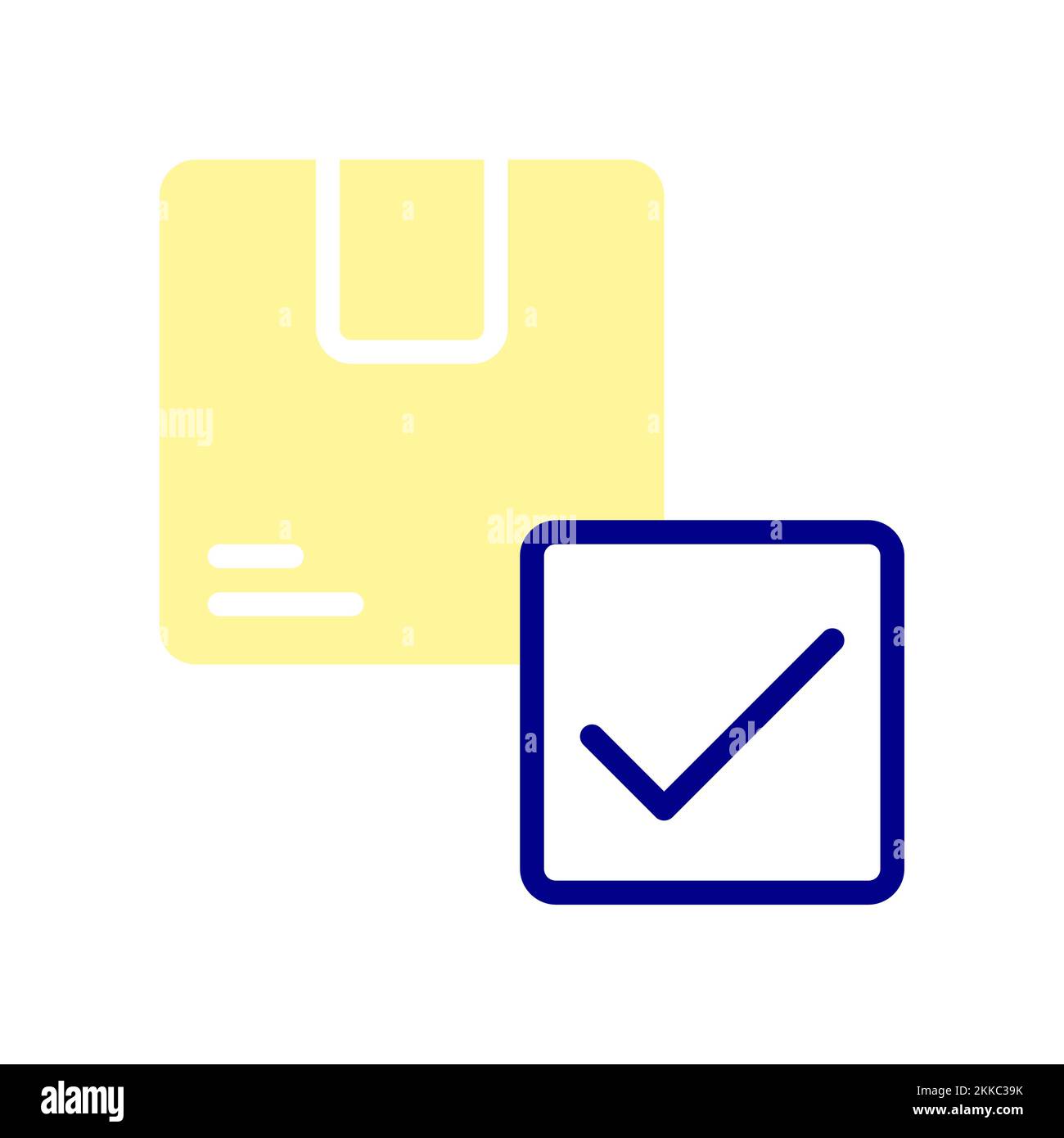 Package Arrived icon, the order has arrived at its destination Stock ...