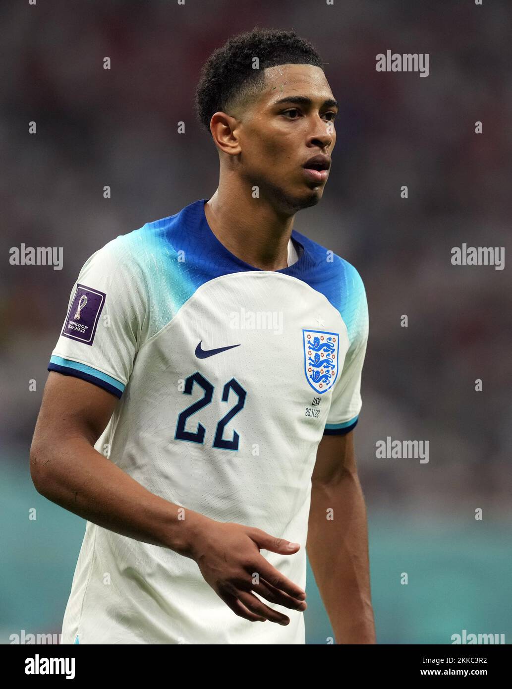 England's Jude Bellingham during the FIFA World Cup Group B match at ...