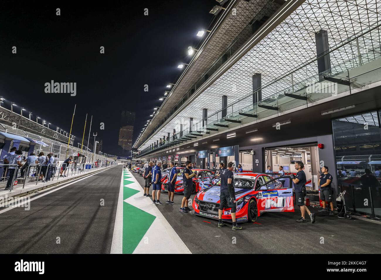 stand pit lane during the WTCR - Race of Saudi Arabia 2022, 9th round ...