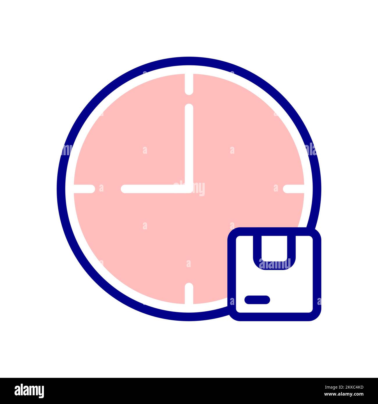 Estimated Time of Package Arrival icon, estimated package delivery ...