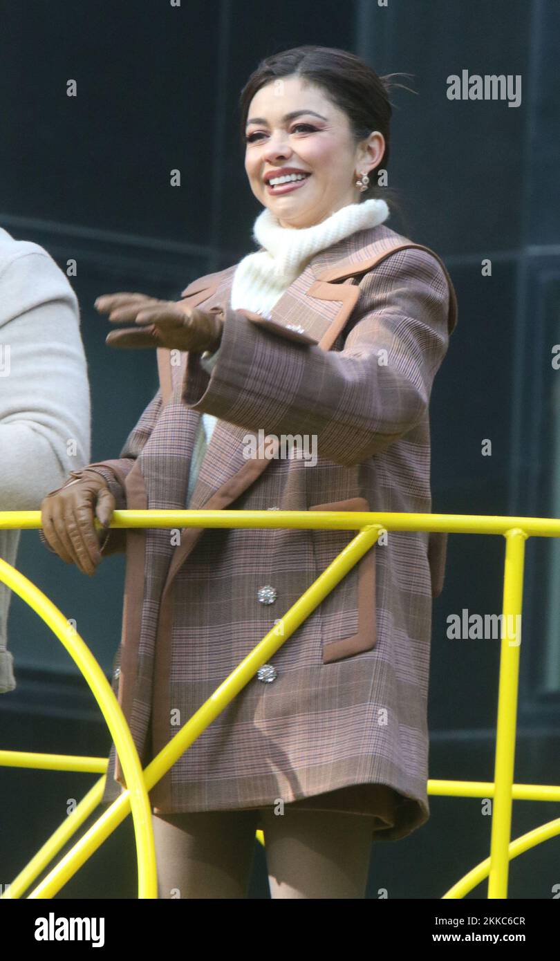 96th Macy's Thanksgiving Day Parade -PICTURED: Sarah Hyland -LOCATION ...