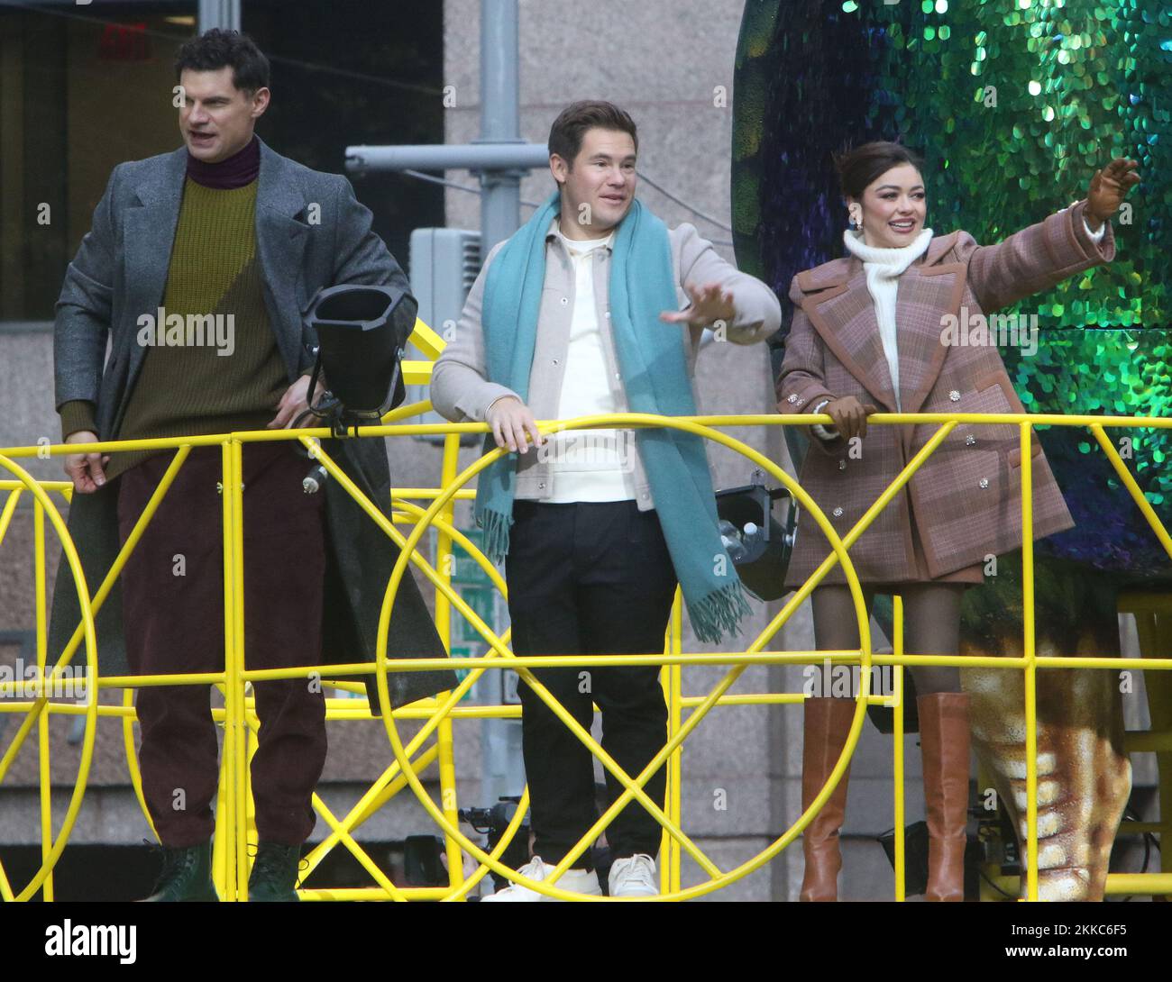 96th Macy's Thanksgiving Day Parade -PICTURED: Flula Borg, Adam DeVine ...