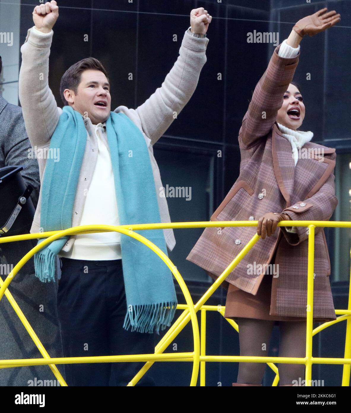 96th Macy's Thanksgiving Day Parade -PICTURED: Adam DeVine, Sarah ...