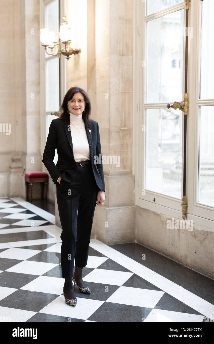 Deputy of the group Democrate (MoDem et Independants), Sandrine Josso ...