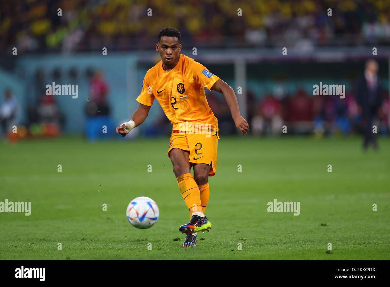 Al Rayyan, Qatar. 25th Nov, 2022. Jurri Timber (NED) Football/Soccer ...