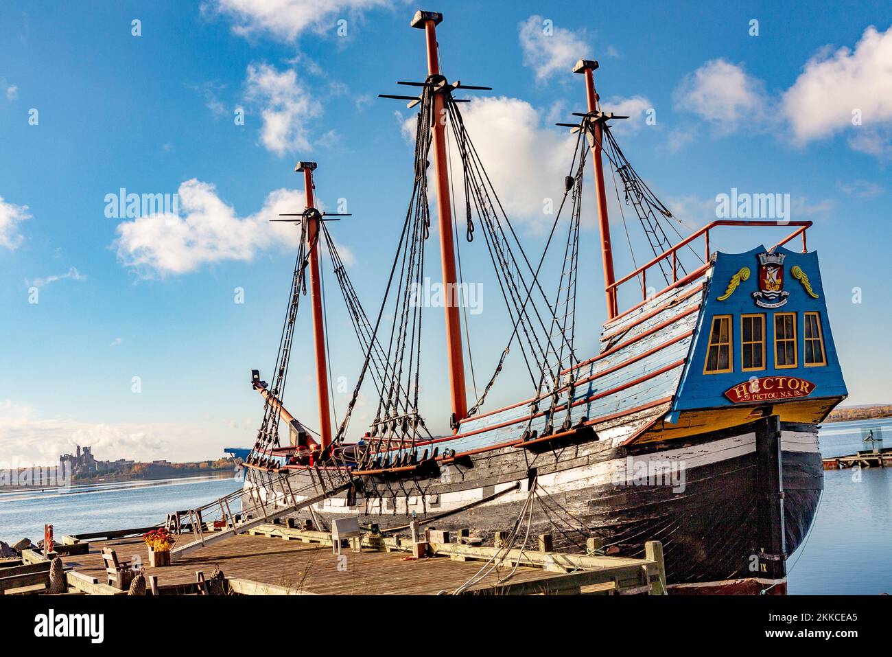 Pictou, Canada - October 21, 2018: The Hector, Pictou NS replica is ...