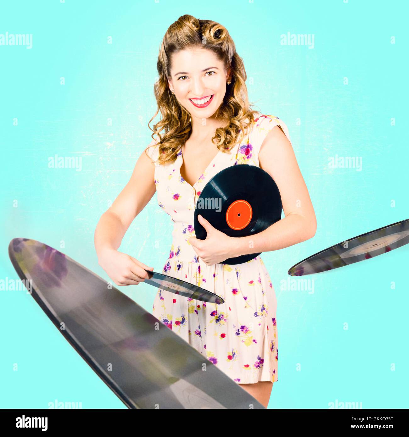 70s pin up girl hi-res stock photography and images - Alamy