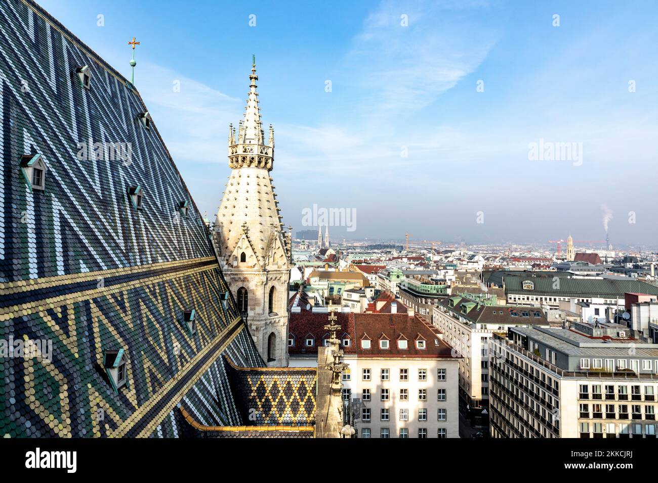 Aerial vienna city panorama hi-res stock photography and images - Alamy