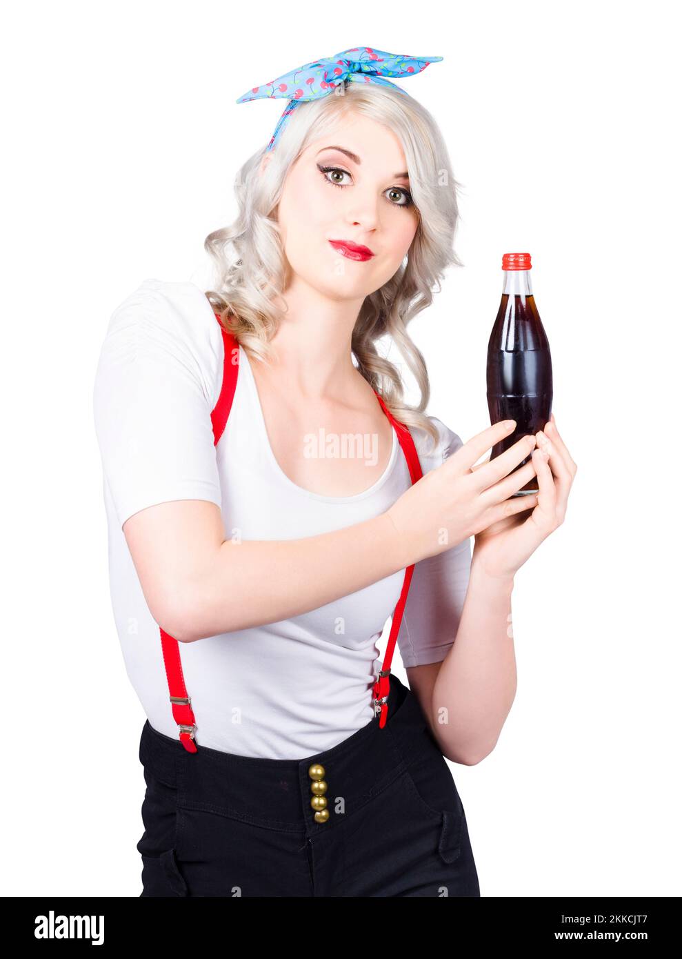 Retro pin up 40s woman hi-res stock photography and images - Alamy