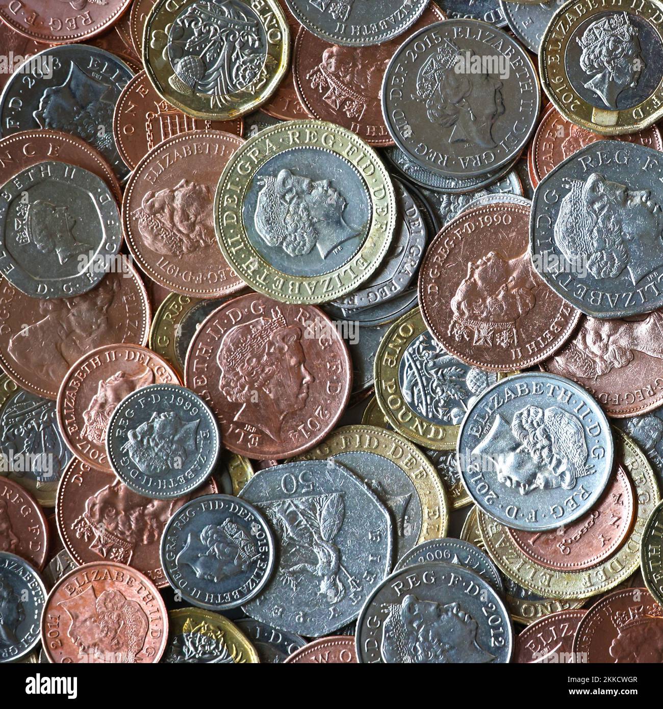 Old Money - Coin Canvas Stock Photo - Alamy