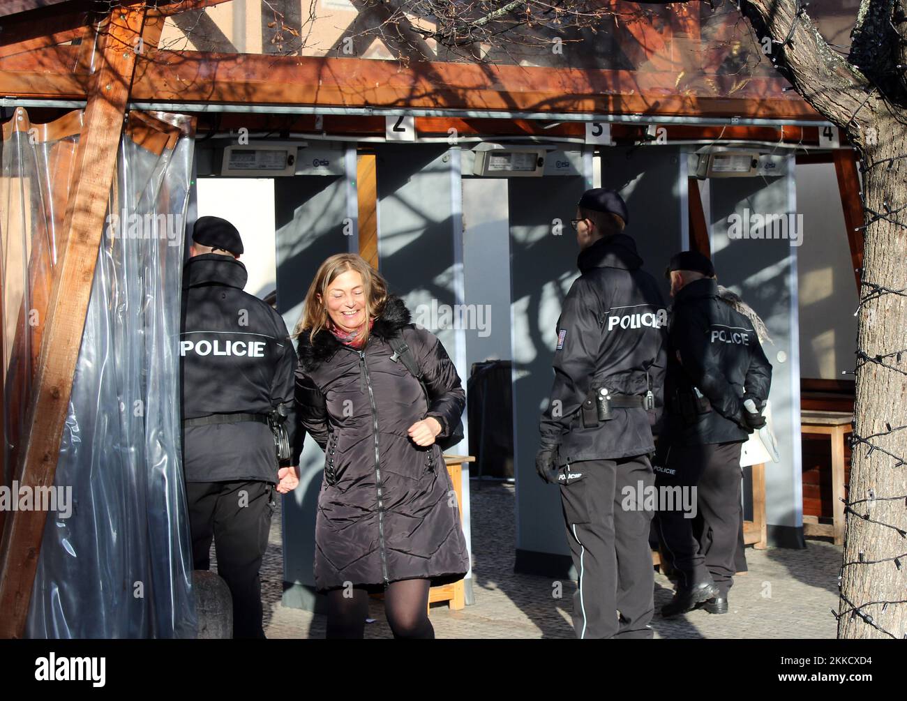 Christmas markets starts at Prague Castle, Czech Republic, November 25 ...