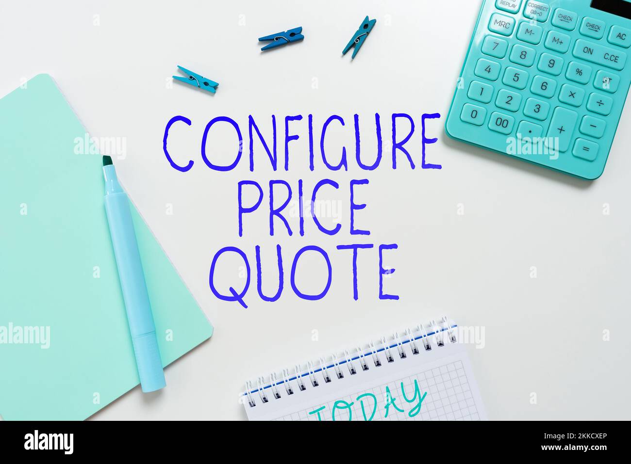 Text showing inspiration Configure Price Quote. Conceptual photo ...
