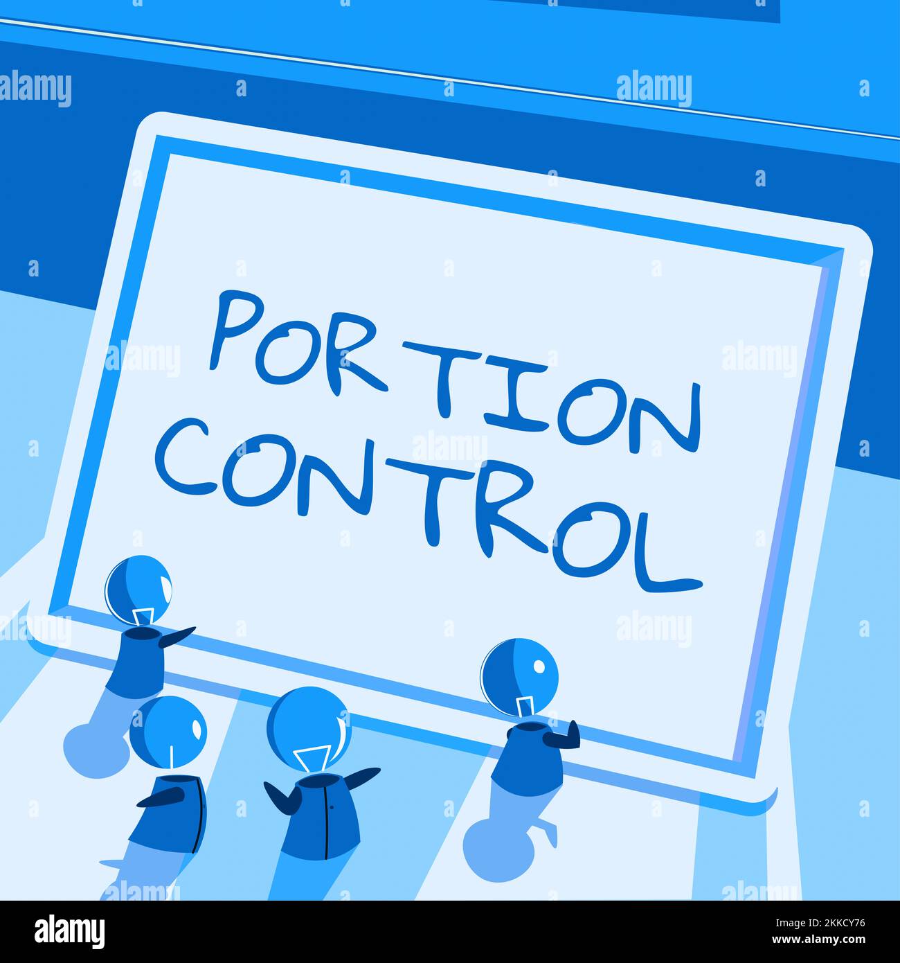 Conceptual display Portion Control. Internet Concept knowing the ...