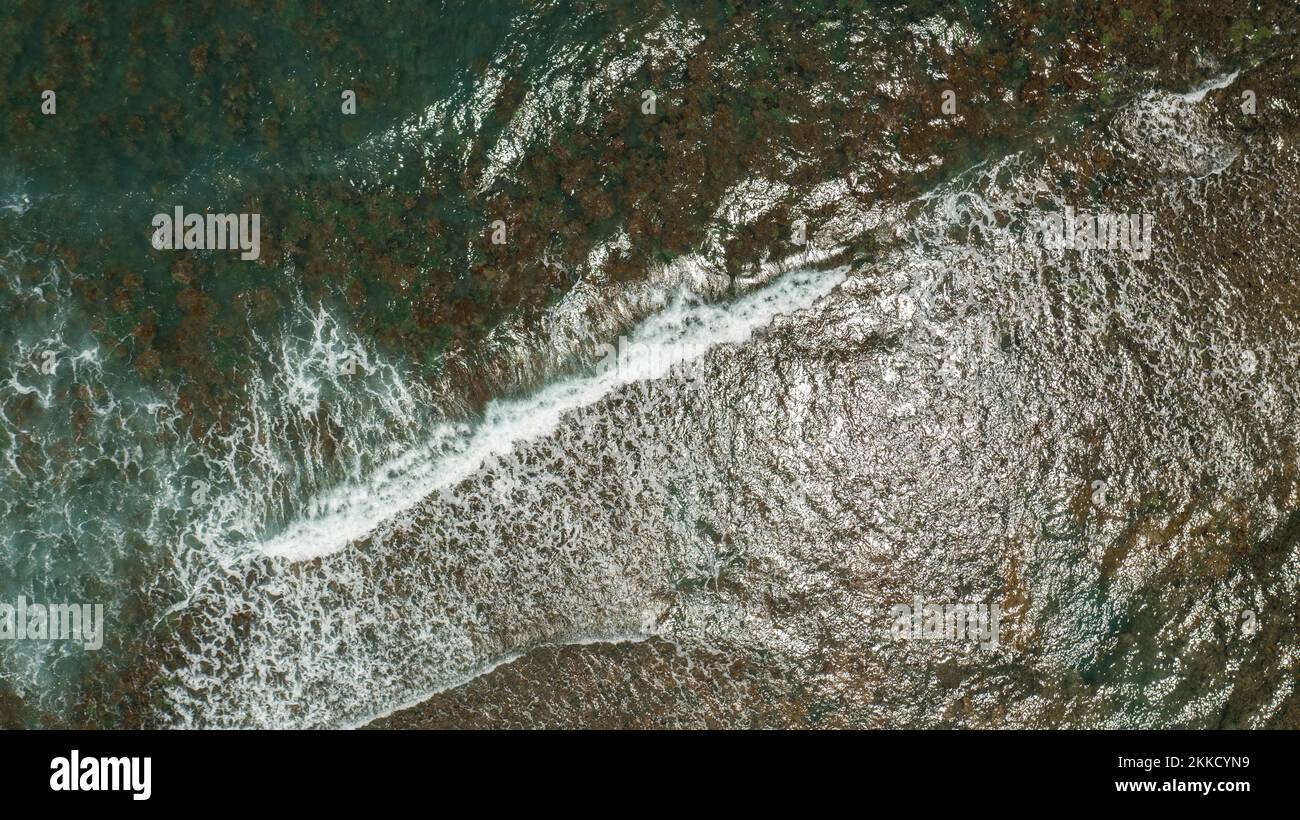Aerial view crystalline sea water hi-res stock photography and images ...