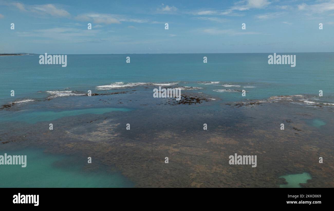 Aerial drone scene natural pools hi-res stock photography and images ...