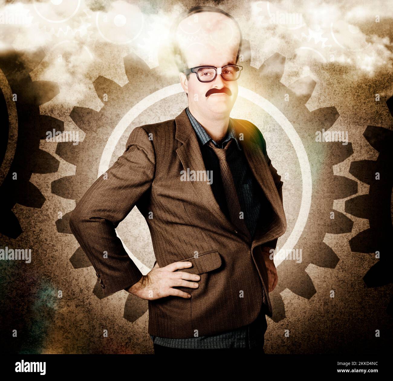 Big brain scientist hi-res stock photography and images - Alamy