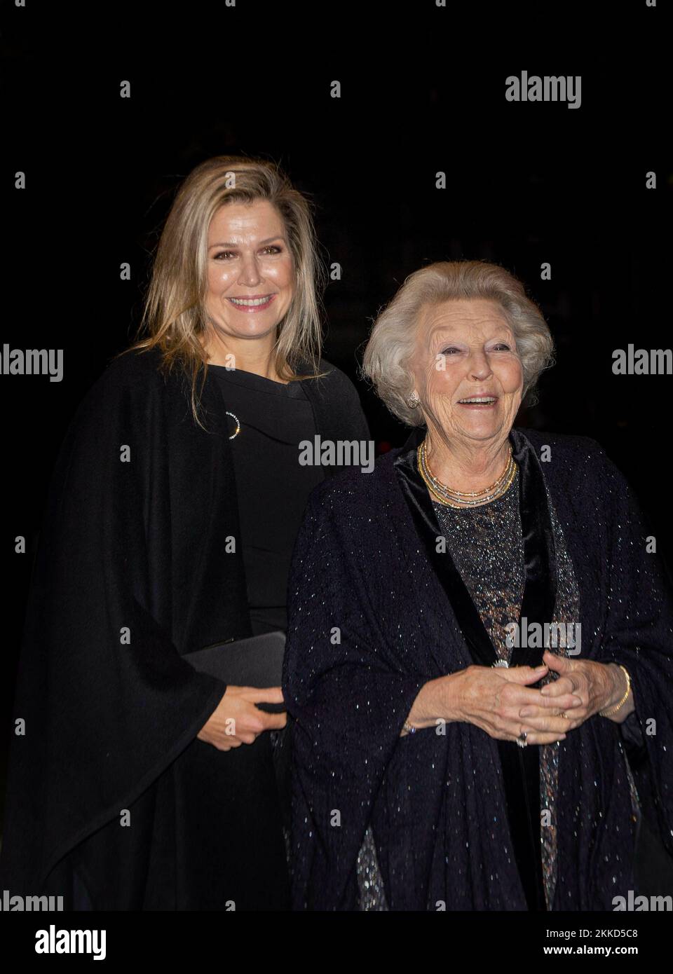 Amsterdam, Netherlands. 25th Nov, 2022. Queen Maxima and Princess ...