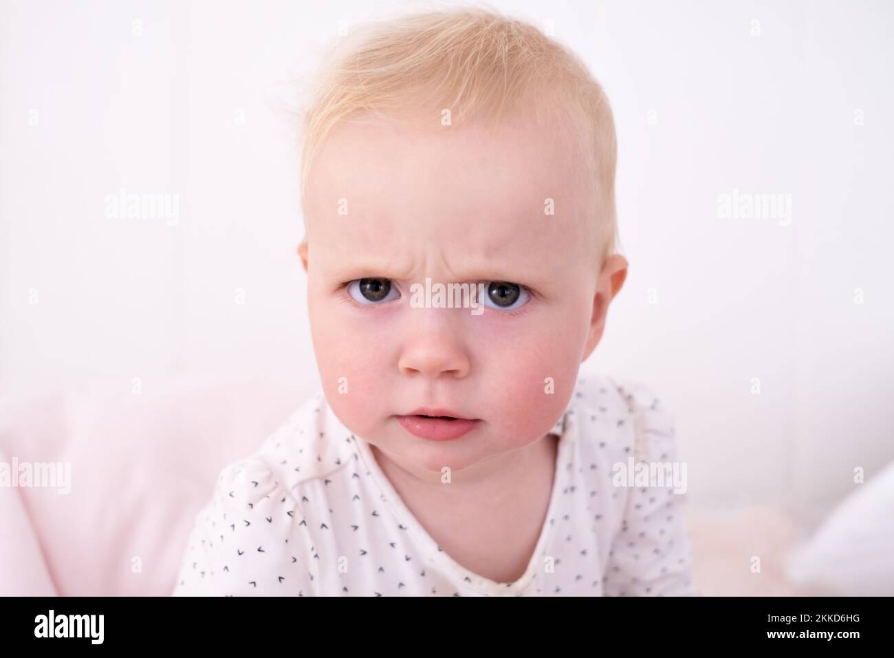 Angry infant girl hi-res stock photography and images - Alamy