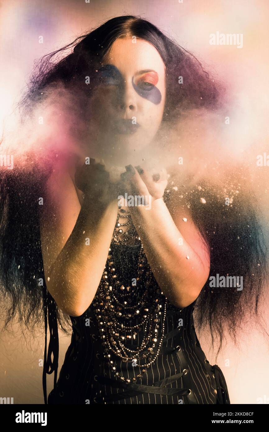 Magical woman alchemy hi-res stock photography and images - Alamy