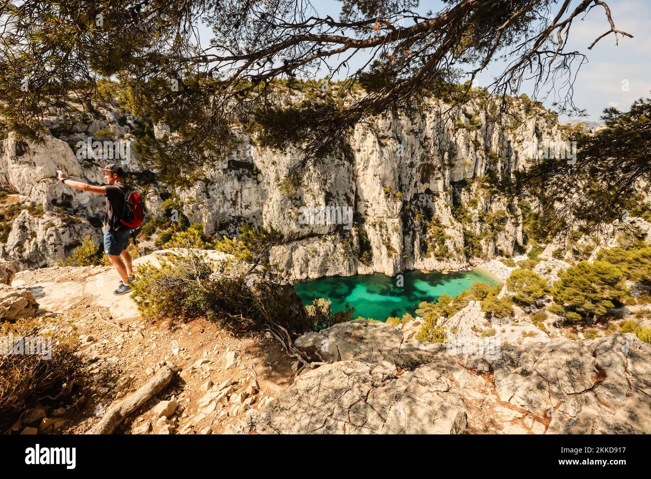 Calanque tour boat hi-res stock photography and images - Alamy