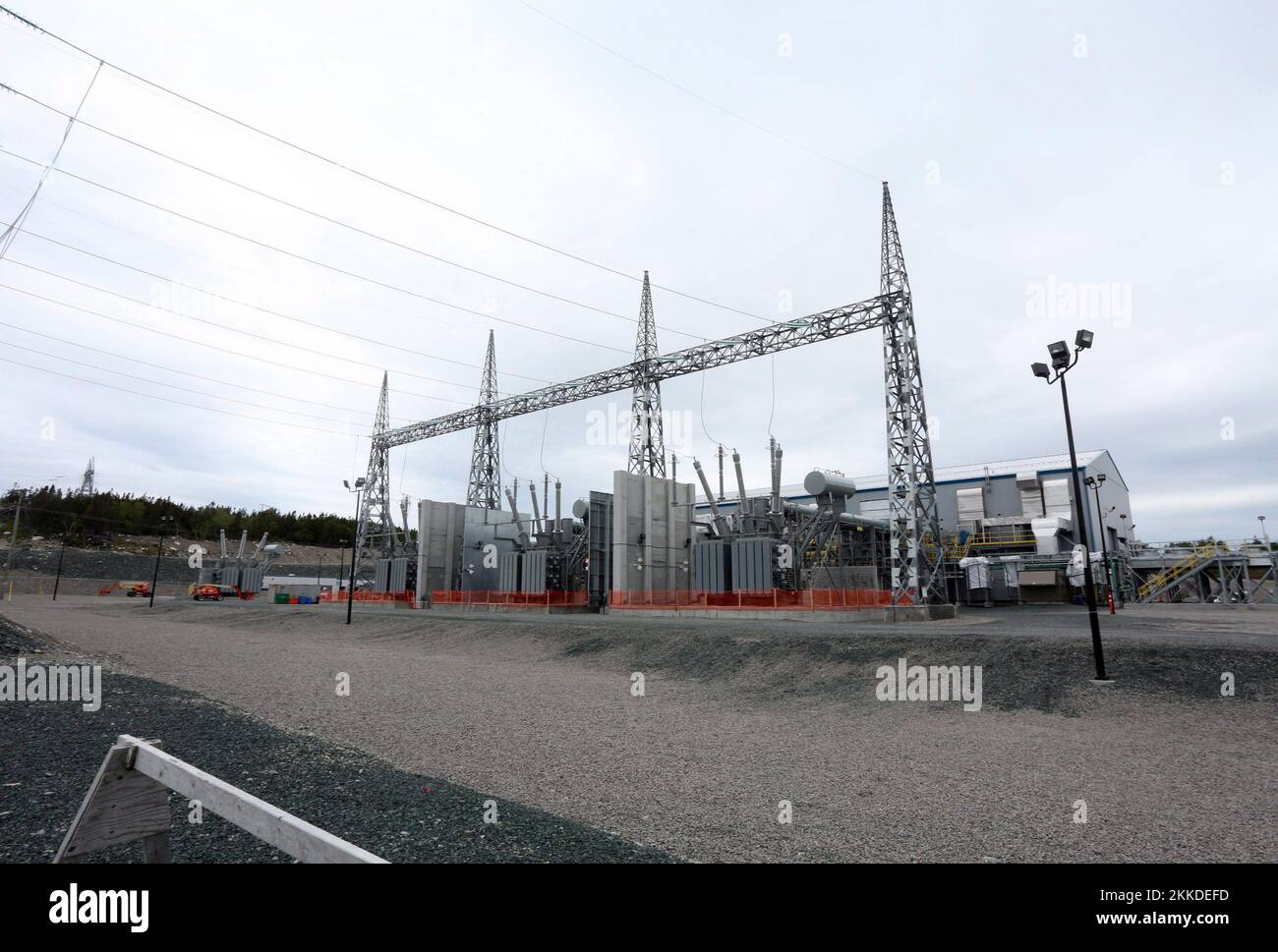 The Nalcor Energy Lower Churchill Project Soldiers Pond site, pictured ...