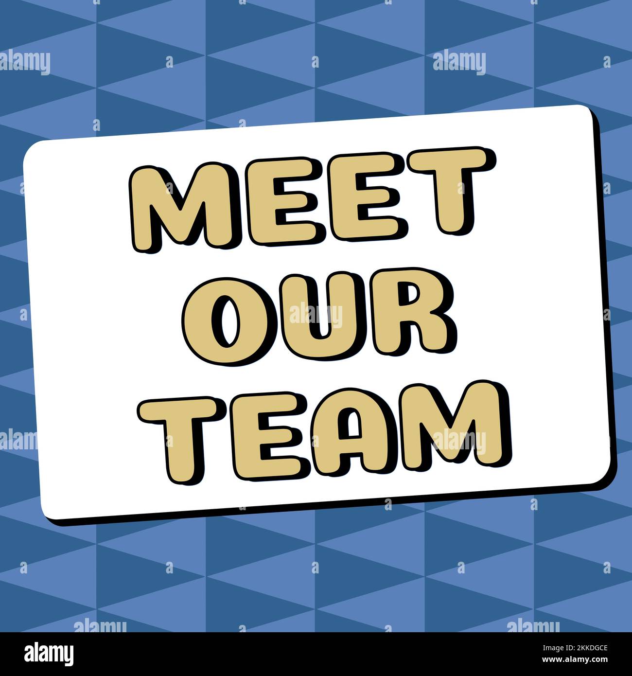 Inspiration showing sign Meet Our Team. Business idea introducing ...