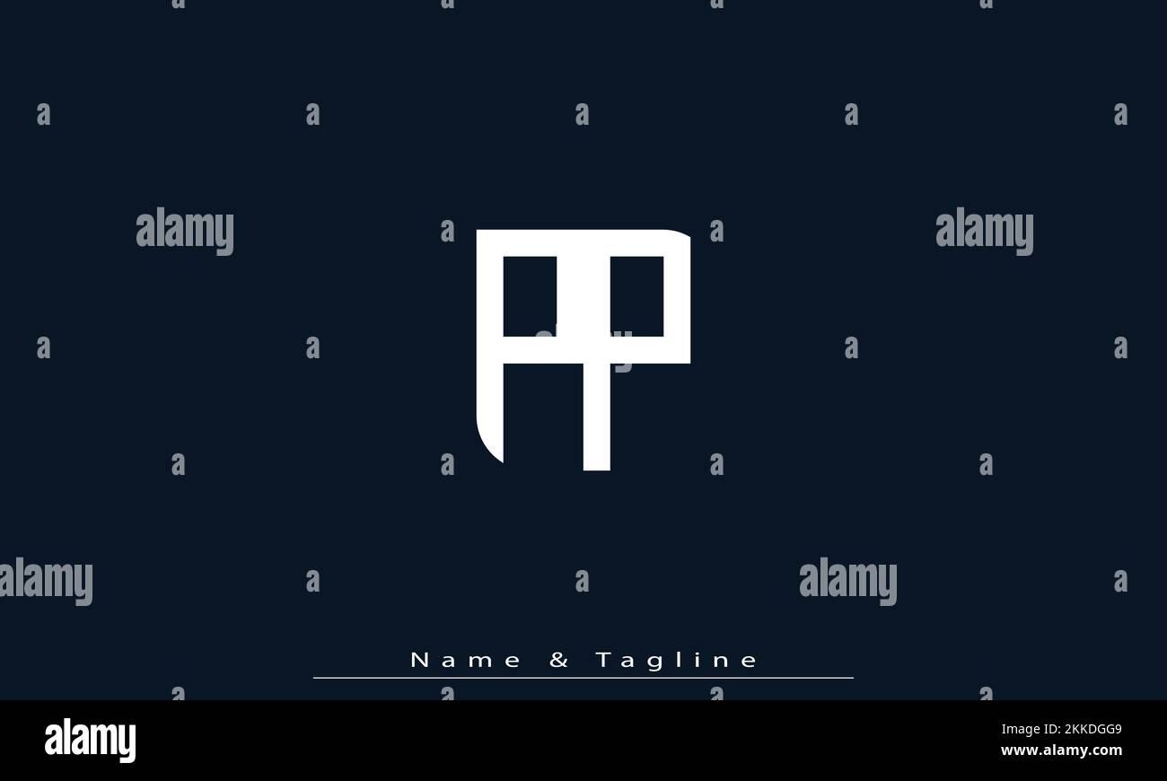 Alphabet letters Initials Monogram logo PP Stock Vector Image & Art - Alamy