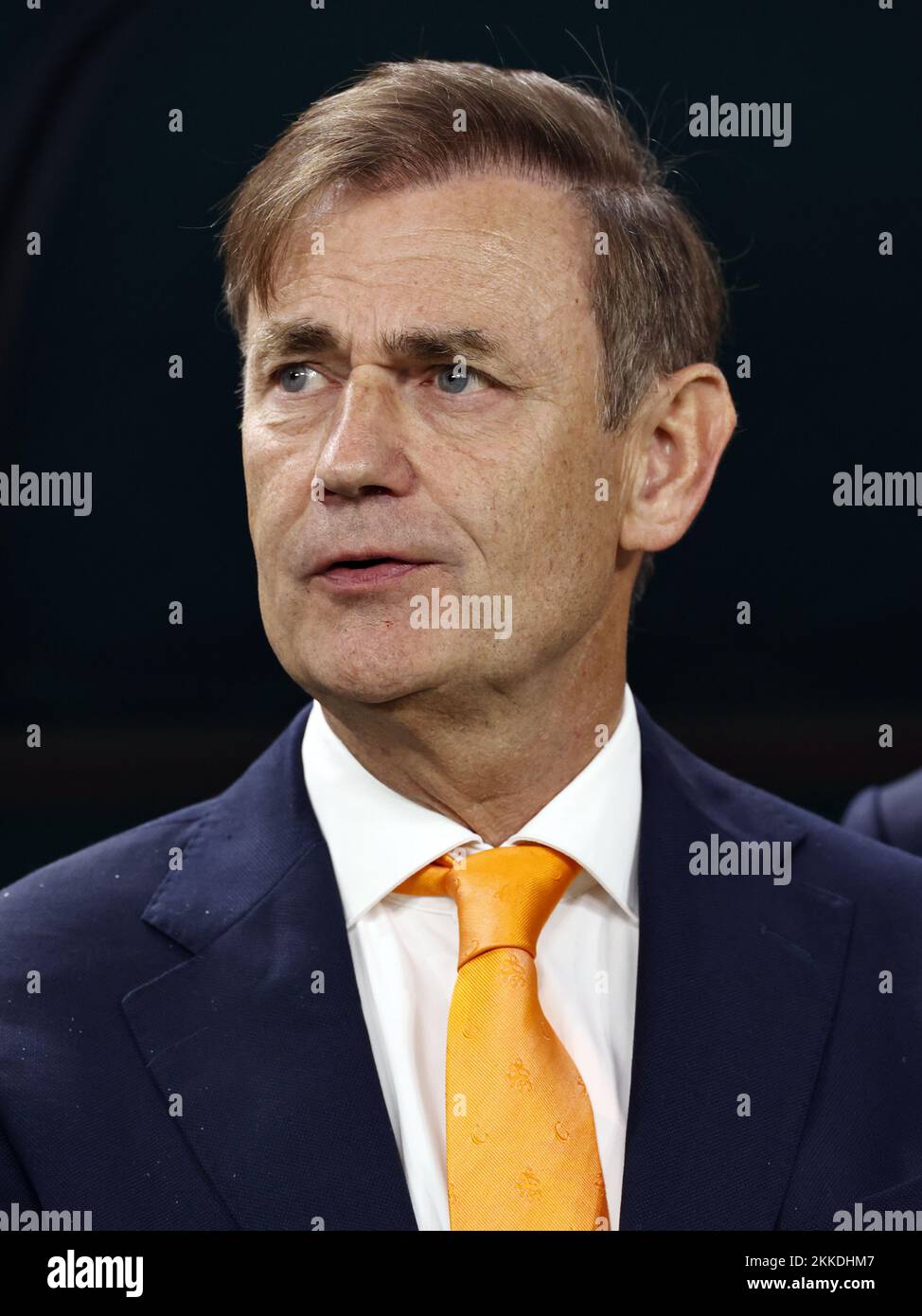 AL-RAYYAN - Holland goalkeeper coach Frans Hoek during the FIFA World ...