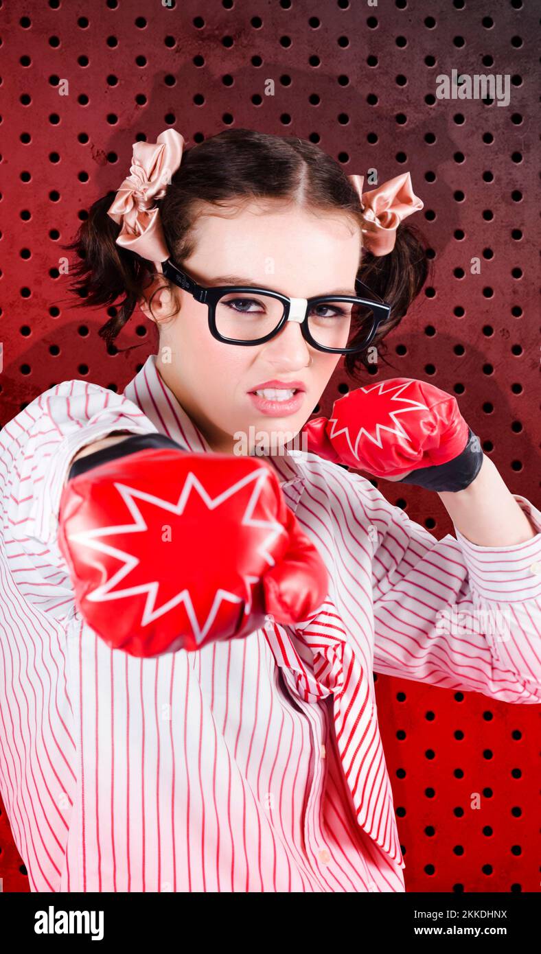 Boxing Business Person Outsmarting The Competition With Swift ...