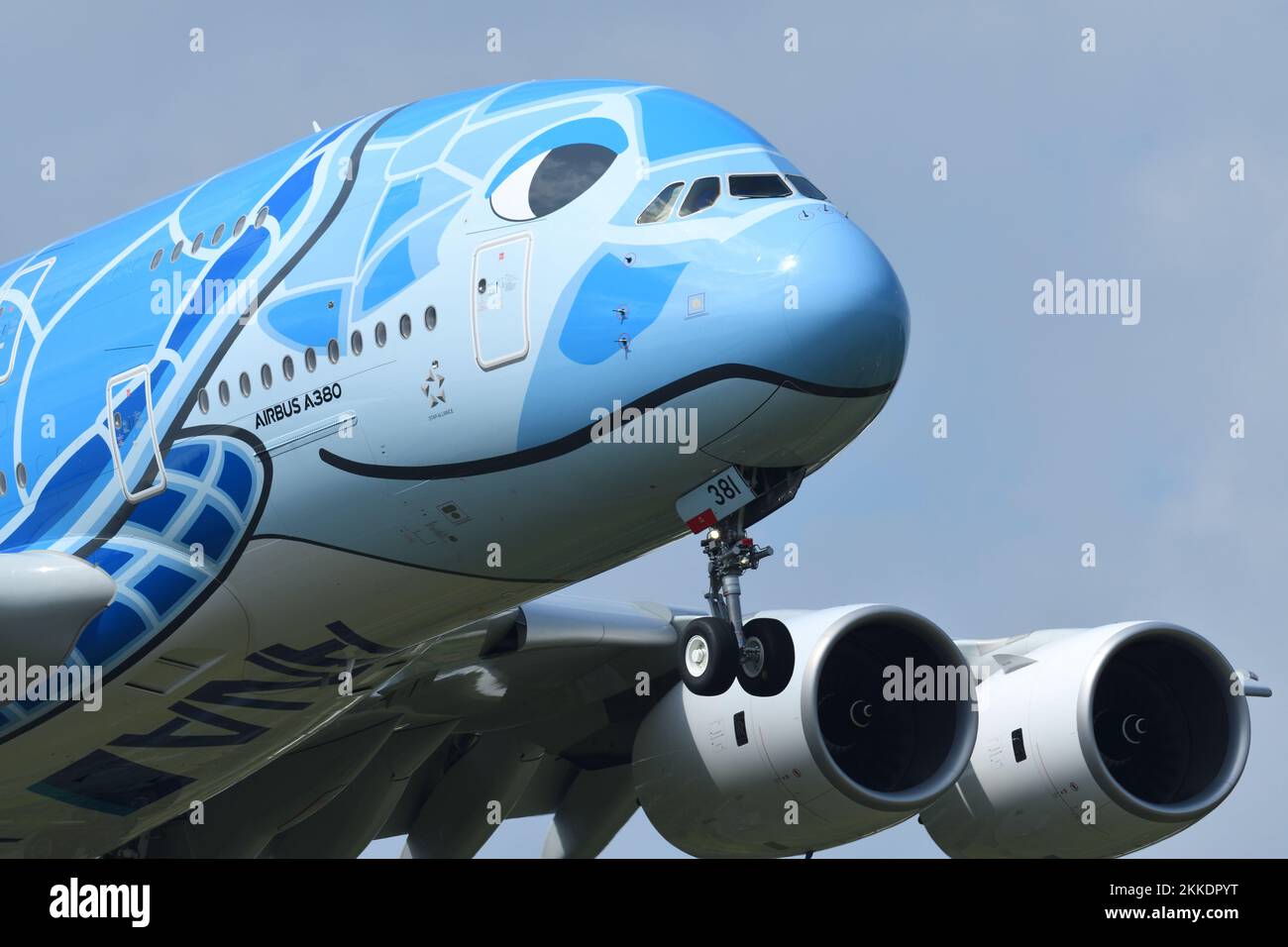Chiba Prefecture, Japan - May 05, 2019: All Nippon Airways (ANA) Airbus ...