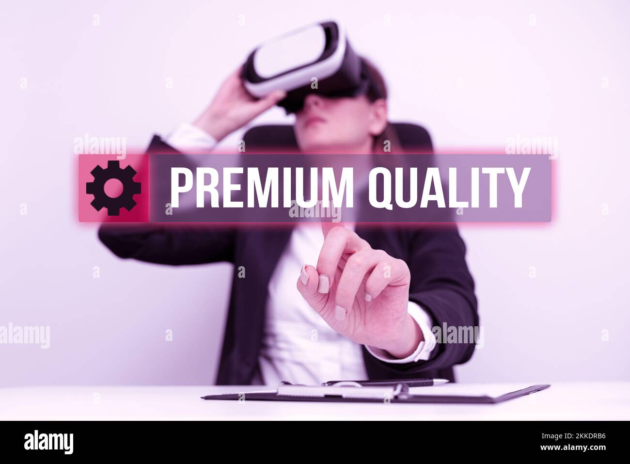 Conceptual display Premium Quality. Business showcase something or ...