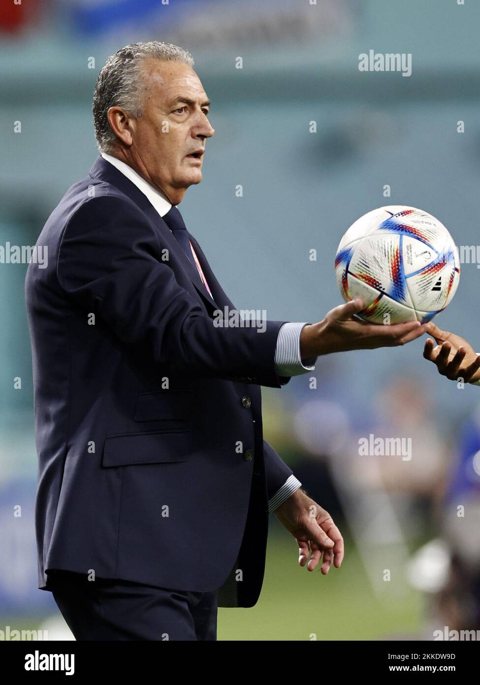 AL-RAYYAN - Ecuador coach Gustavo Alfaro during the FIFA World Cup ...
