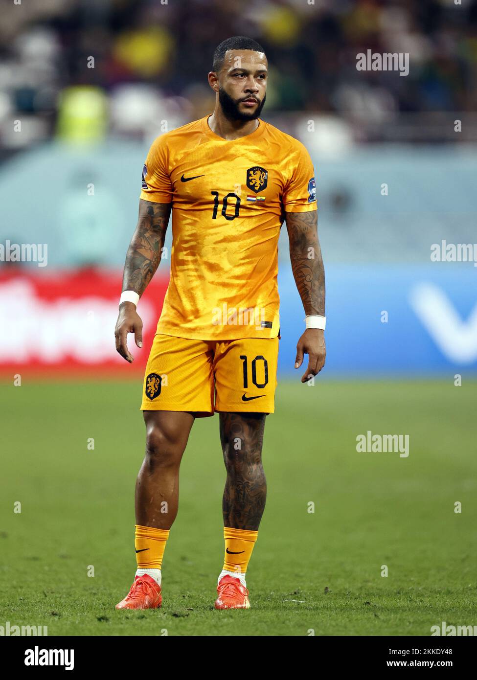 AL-RAYYAN - Memphis Depay of Holland during the FIFA World Cup Qatar ...