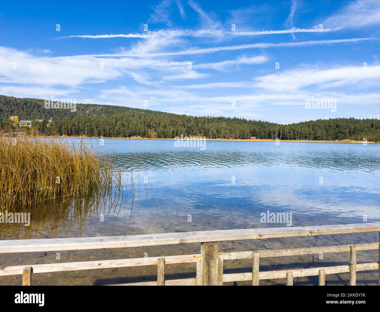 Abant National Park, view of lake and forest. Bolu, Turkey Stock Photo ...