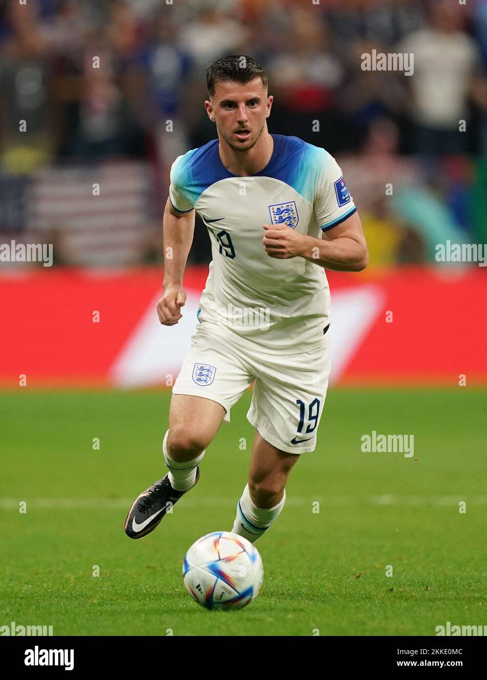 England's Mason Mount during the FIFA World Cup Group B match at the Al ...