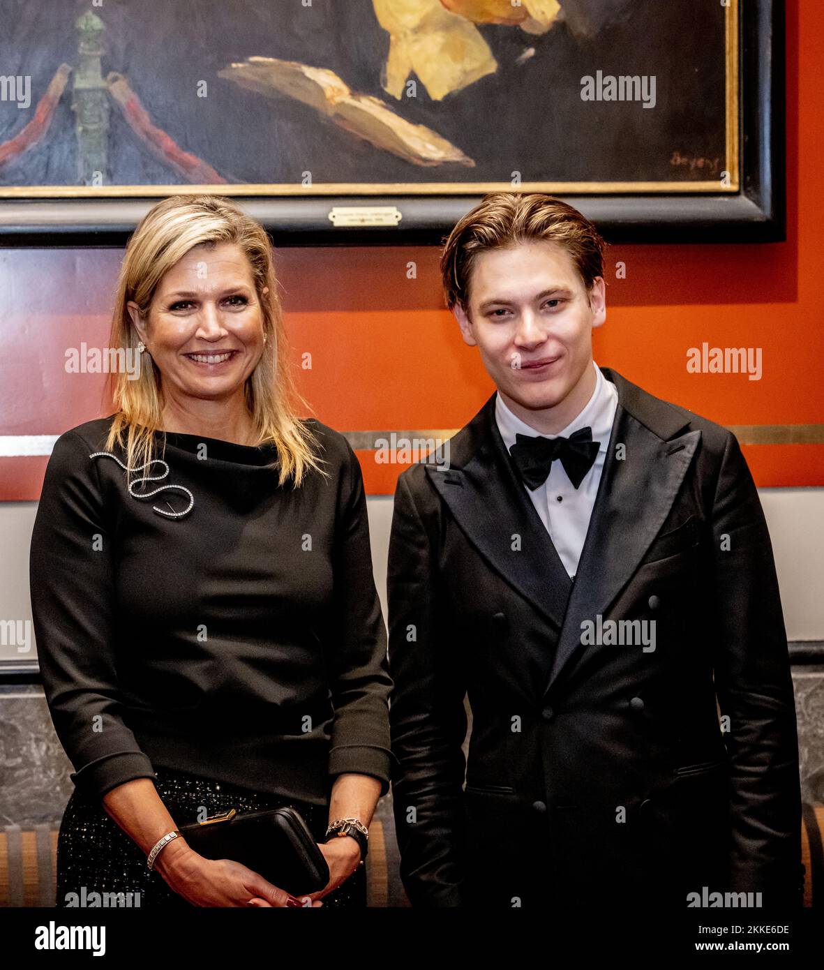 Amsterdam, Netherlands. 25th Nov, 2022. AMSTERDAM - Queen Maxima and ...