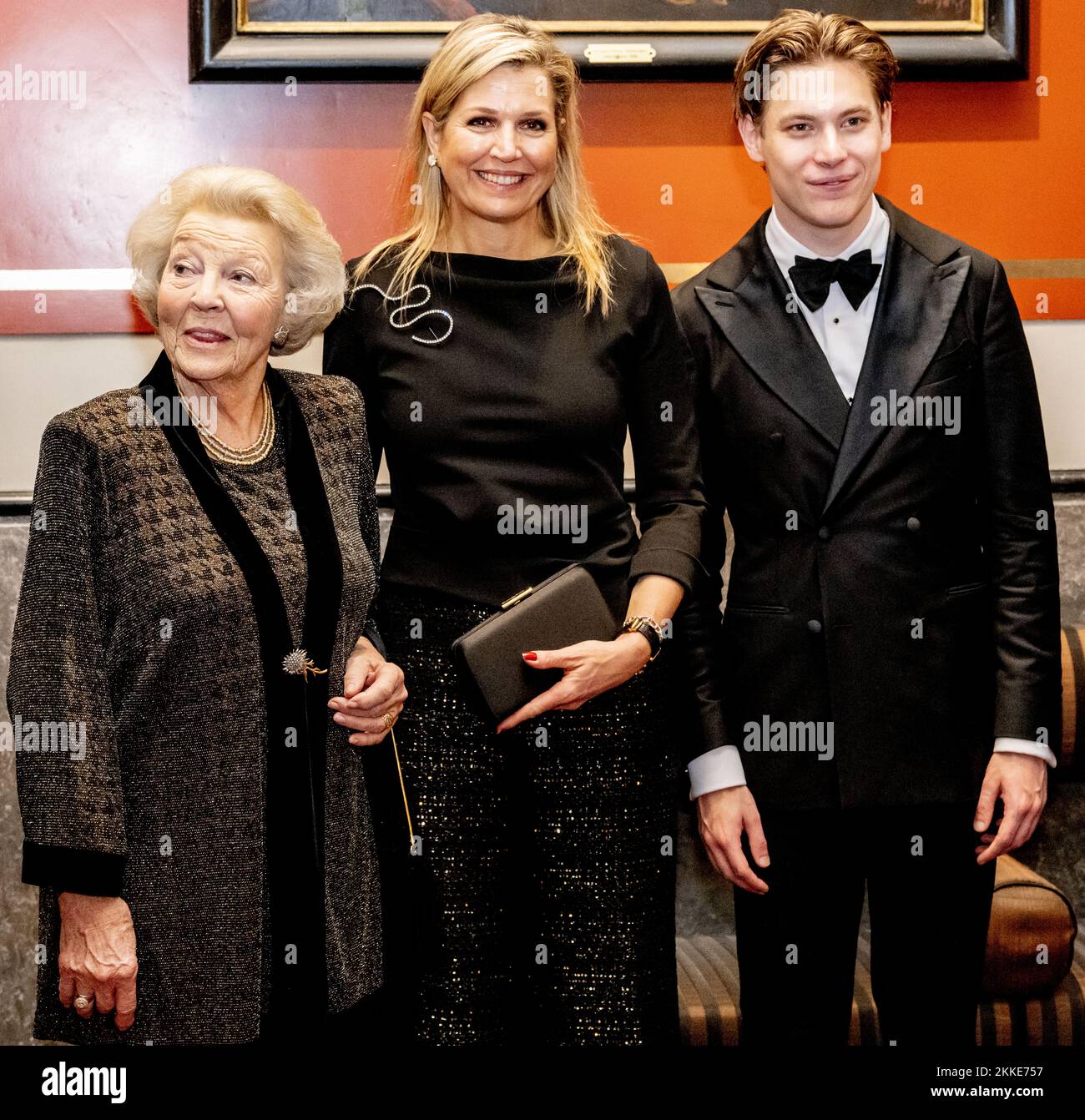 Amsterdam, Netherlands. 25th Nov, 2022. AMSTERDAM - Queen Maxima and ...