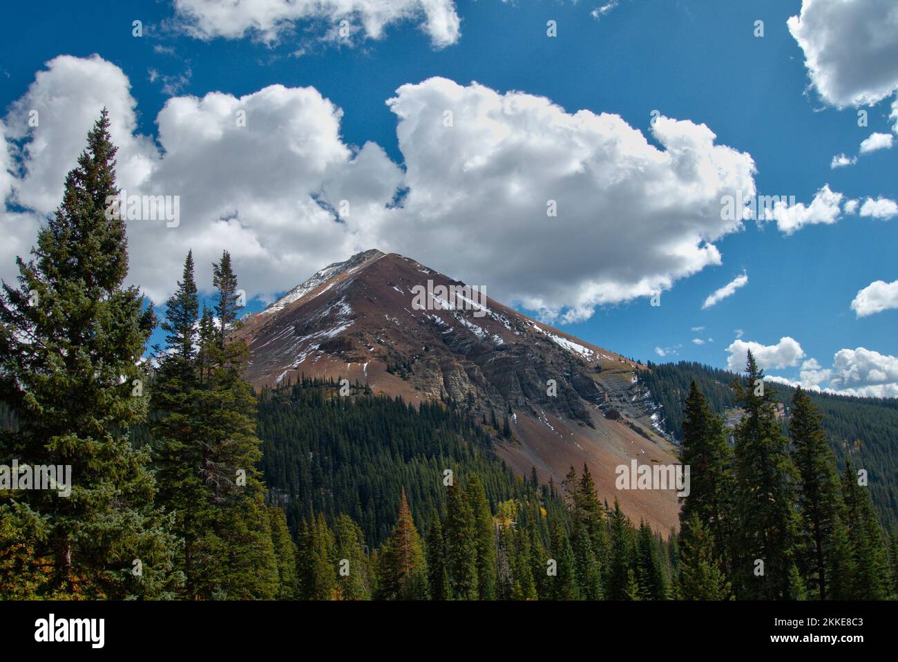 Early autumn in Colorado's San Juan Mountains: Wilson Peak from the ...