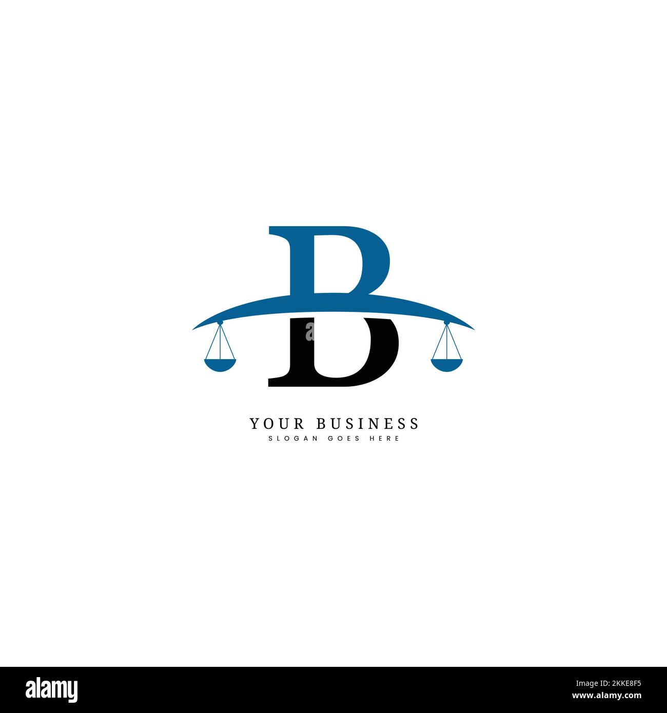 B Letter Legal Business Logo, Law firm and Attorney logo with alphabet ...