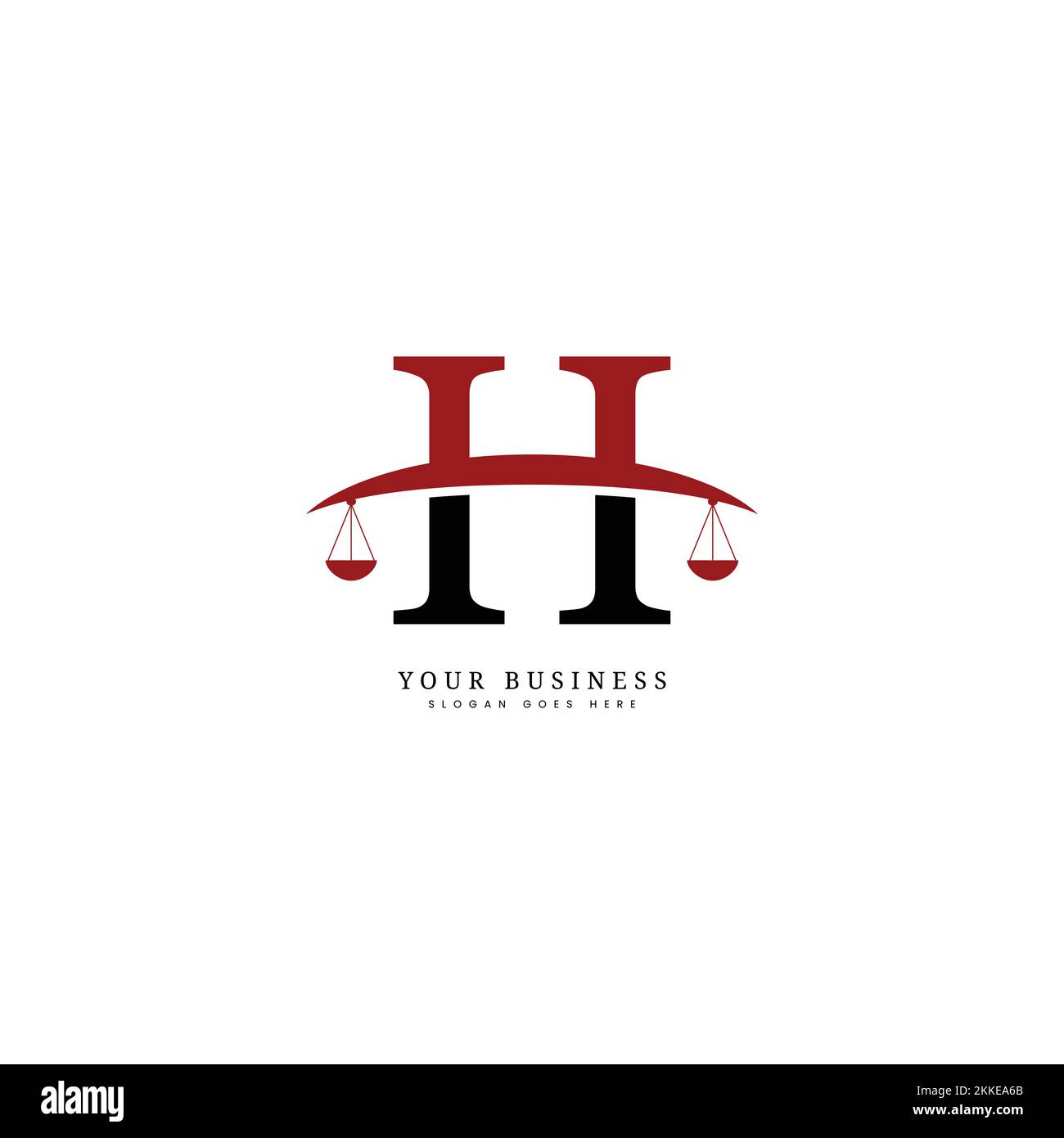 H Letter Legal Business Logo, Law firm and Attorney logo with alphabet ...