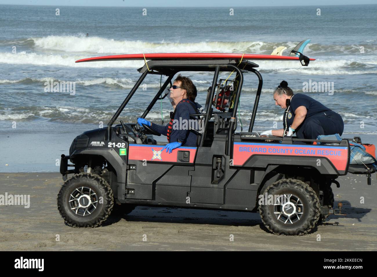 Melbourne beach fire marine rescue hi-res stock photography and images ...