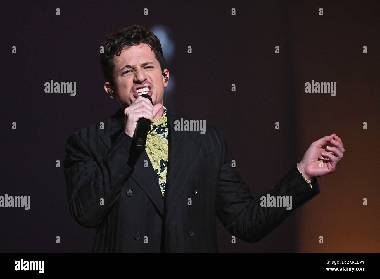 STOCKHOLM 20221125American singer Charlie Puth performs during the ...