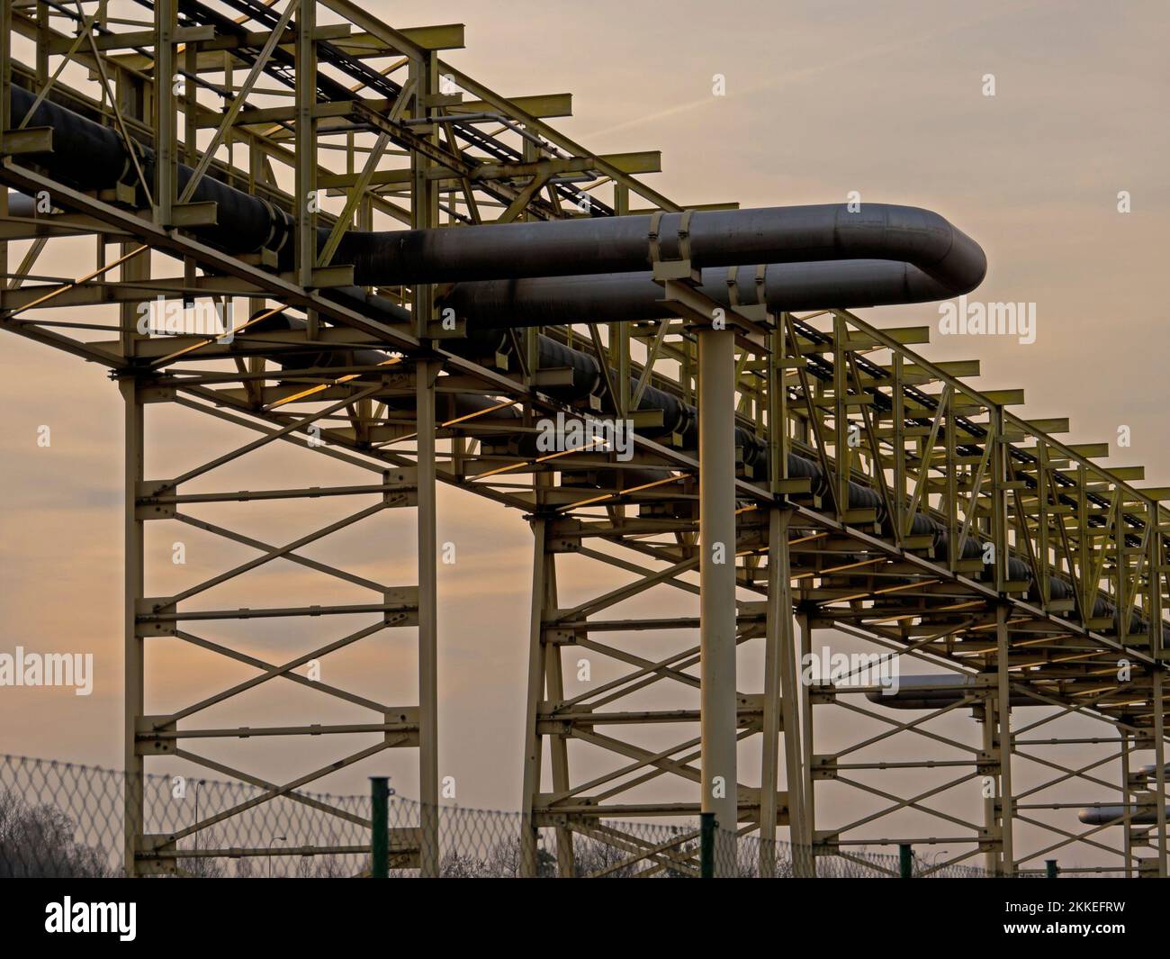 Industry pipes and tubes in industrial complex and Czech factory Stock ...