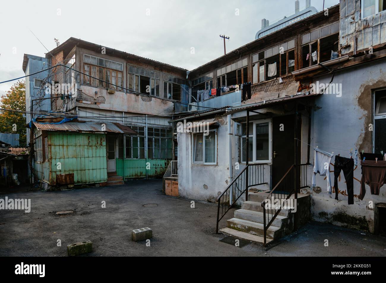Ghetto, slum district, old housing Stock Photo - Alamy