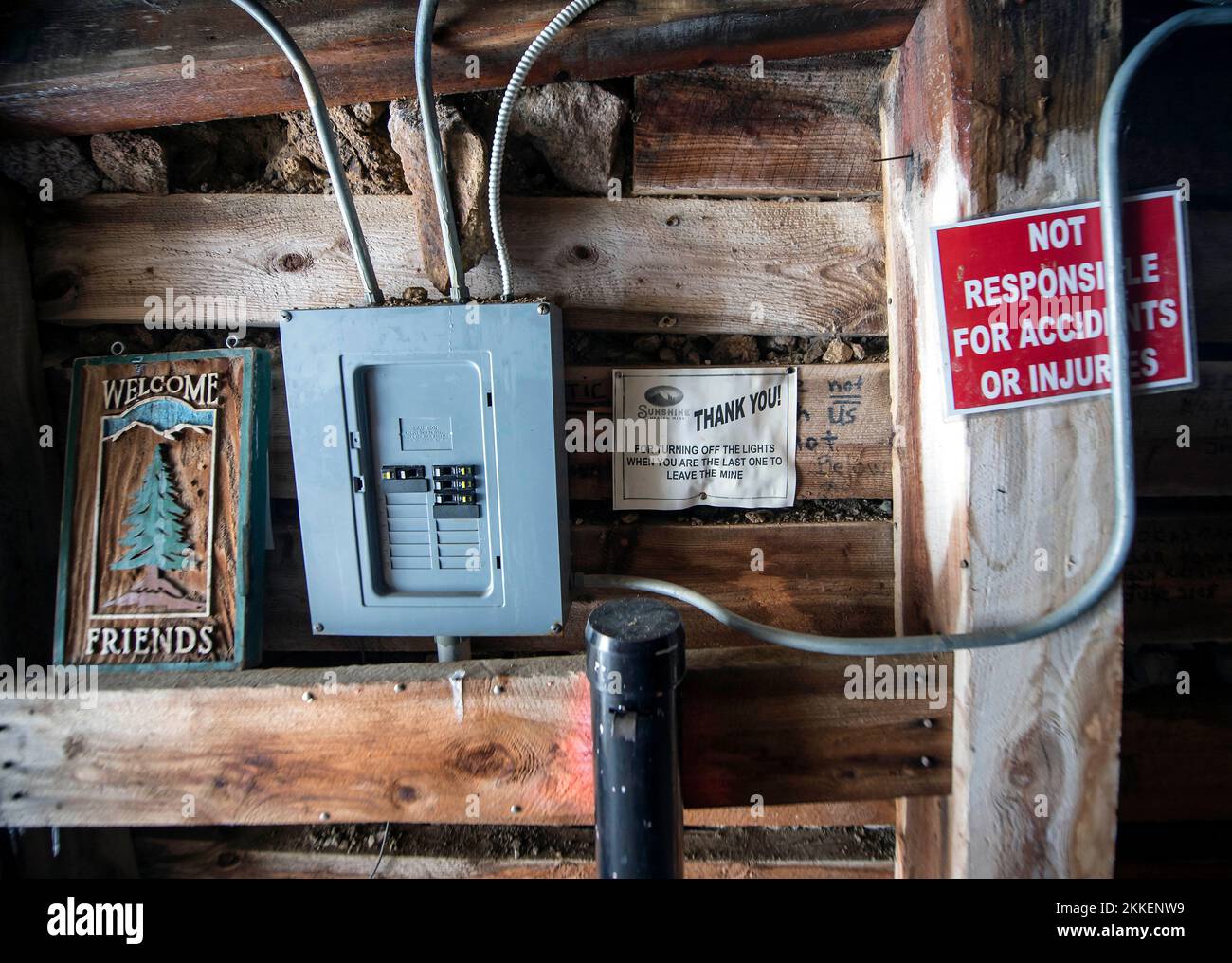 Boulder, Montana, USA. 25th Nov, 2022. The entrance to the Sunshine ...