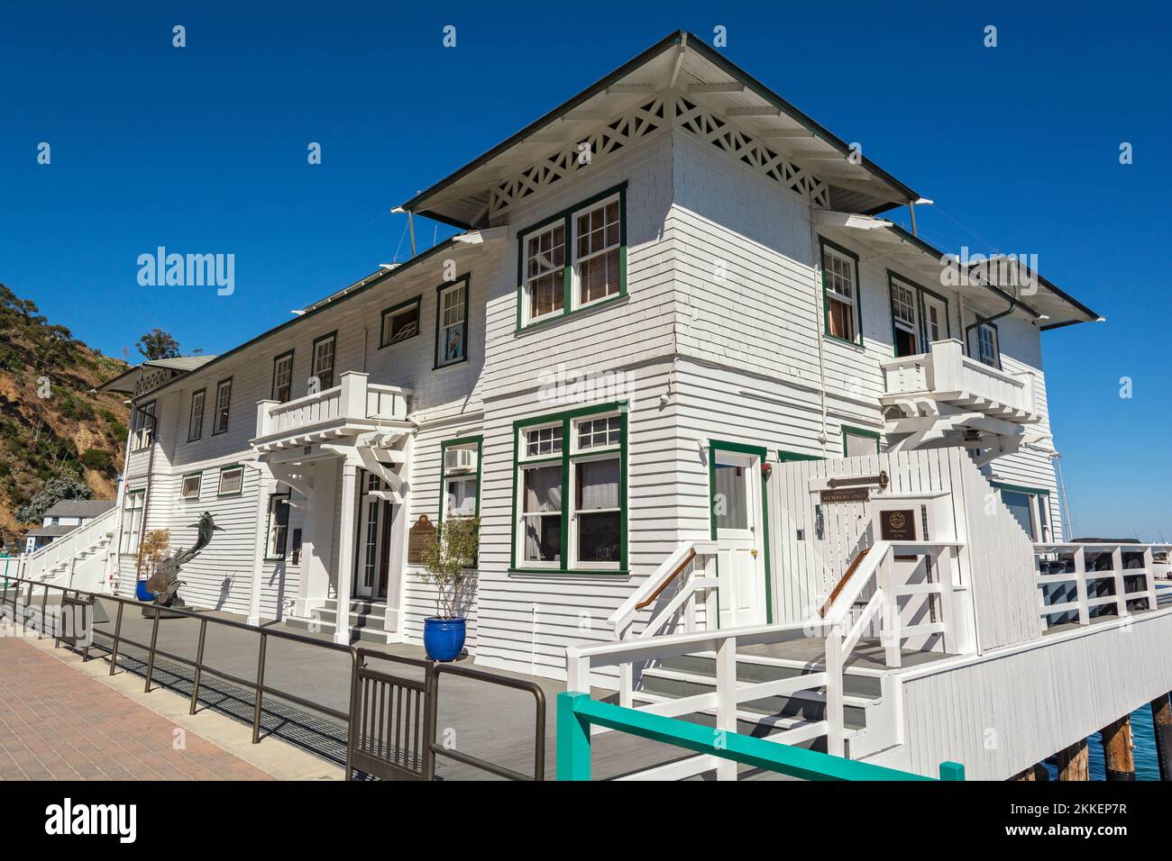 California, Catalina Island, The Tuna Club of Avalon, established 1889 ...