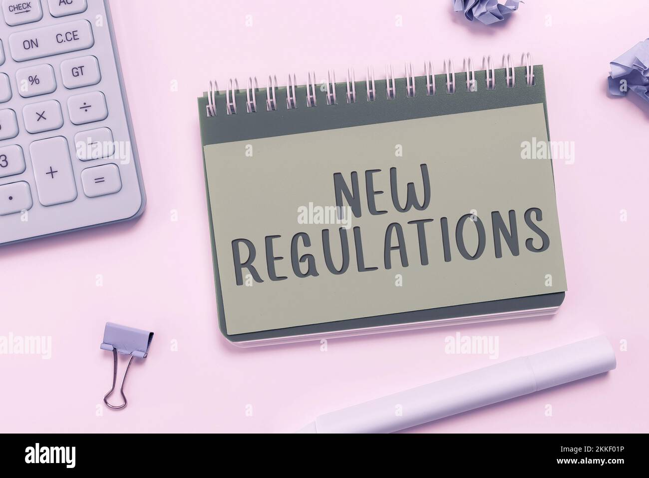 Inspiration showing sign New Regulations. Business idea rules made by a ...