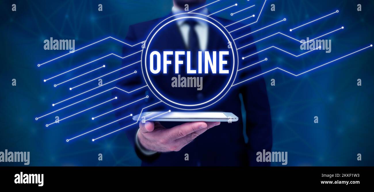 Conceptual caption Offline. Business approach Not having directly ...