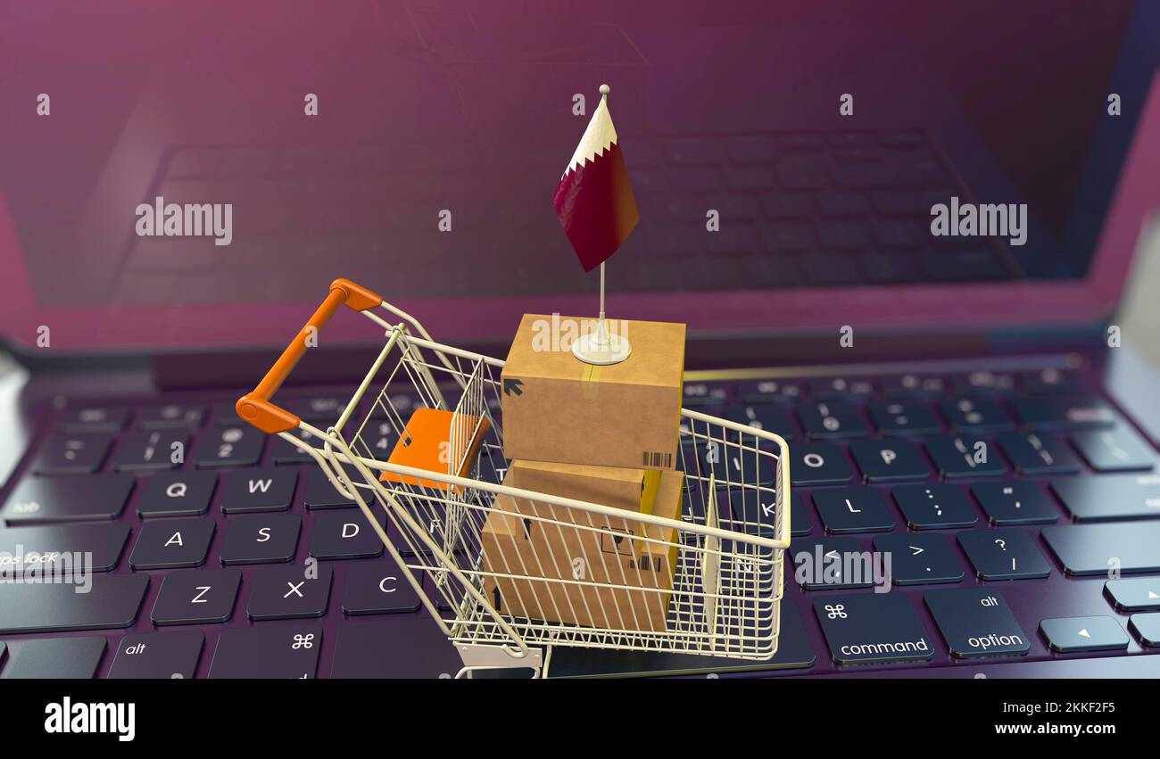 e-commerce and market cart, e-commerce image Stock Photo - Alamy