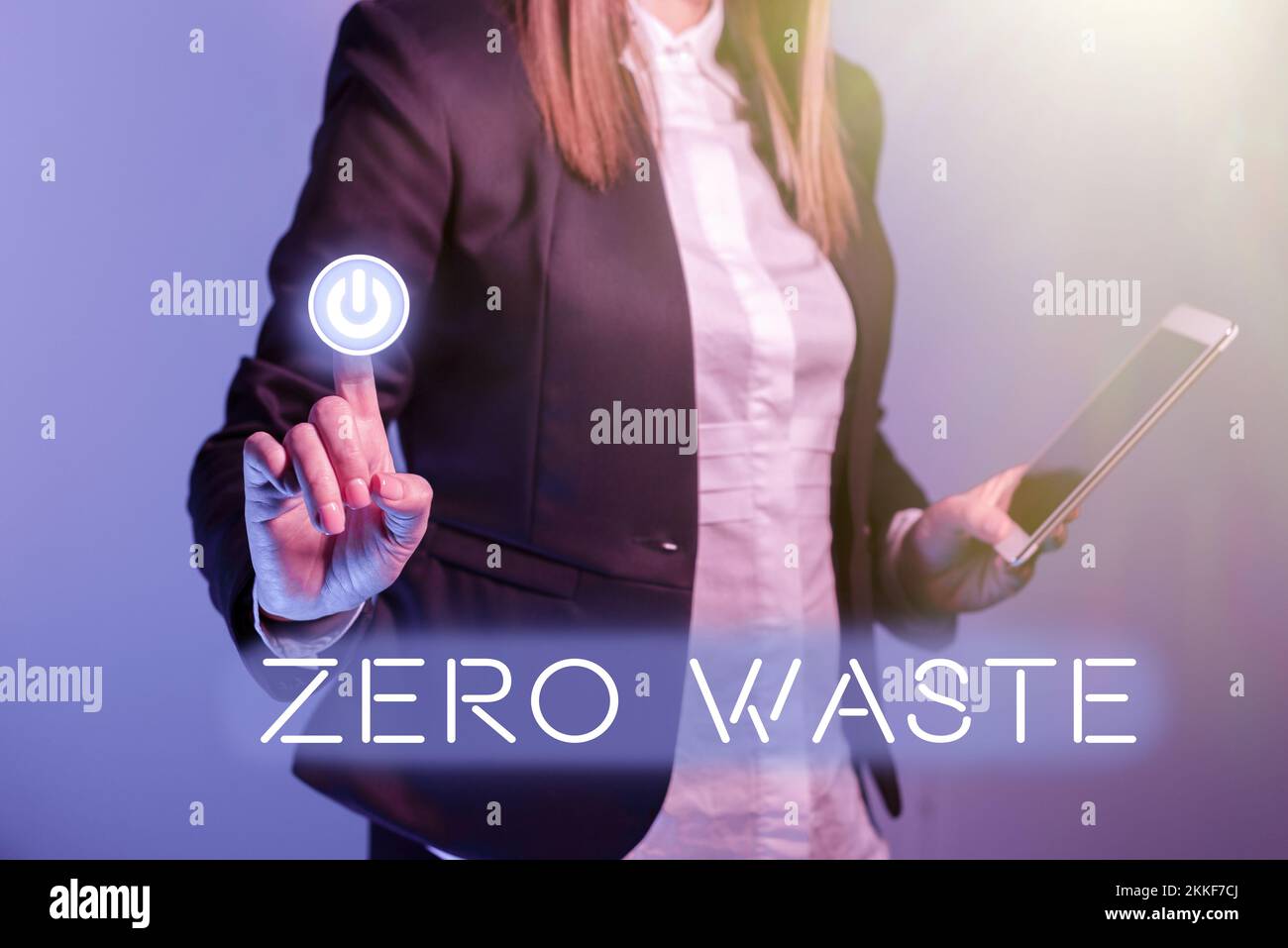 Conceptual display Zero Waste, Conceptual photo industrial ...